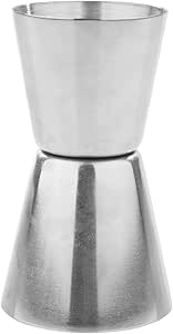 Amazon.com: True Dual Double Jigger for Bartending, Stainless Steel Measured Jiggers, Cocktails ...