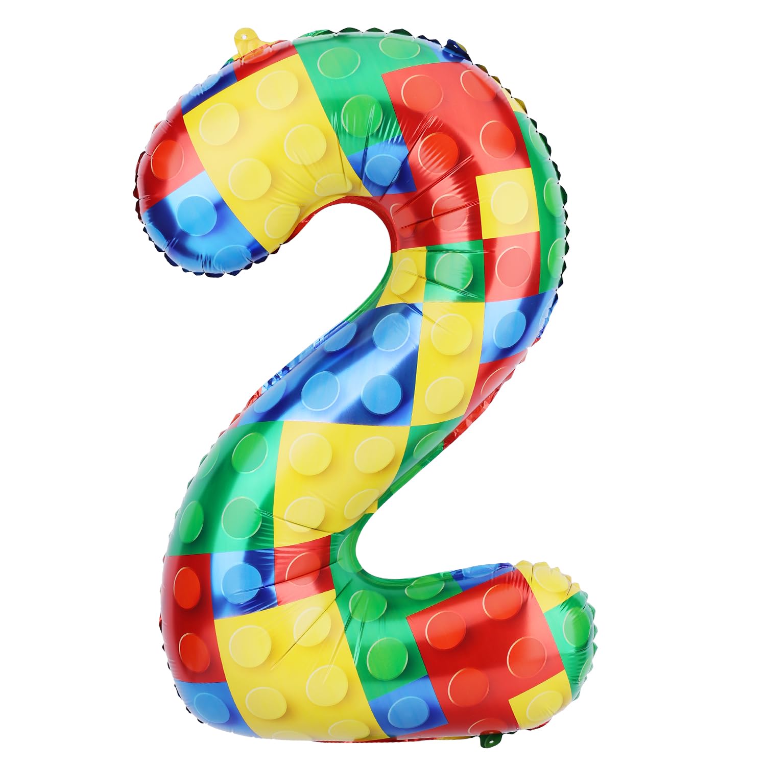 Amazon.com: 32 Inch Building Block Number Balloon, Colorful Number ...