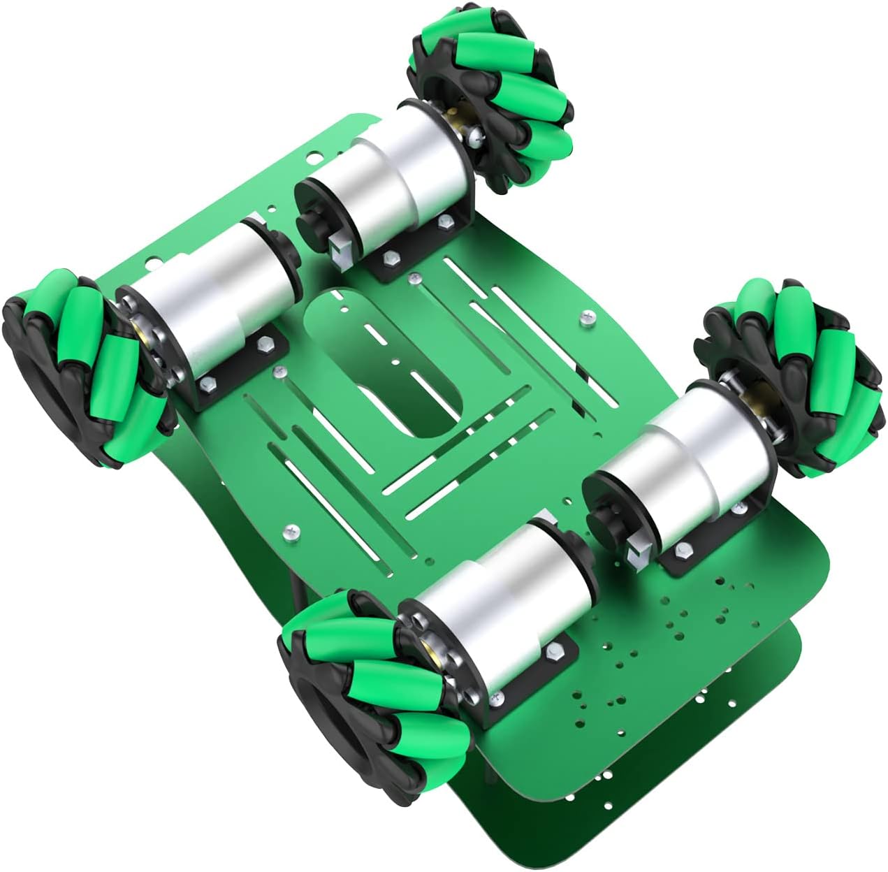 Yahboom Robot Car Chassis 65mm Mecanum Wheel Aluminum Alloy Chassis 520 ...