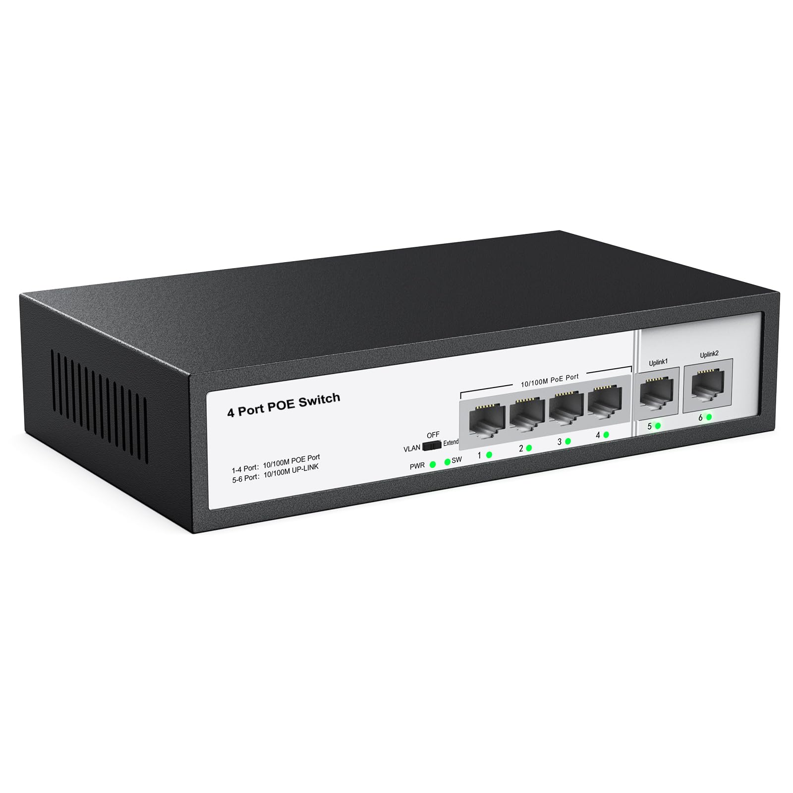 Real Hd 6 Port Poe Switch 4 Ports 10 100mbps | Desertcart INDIA