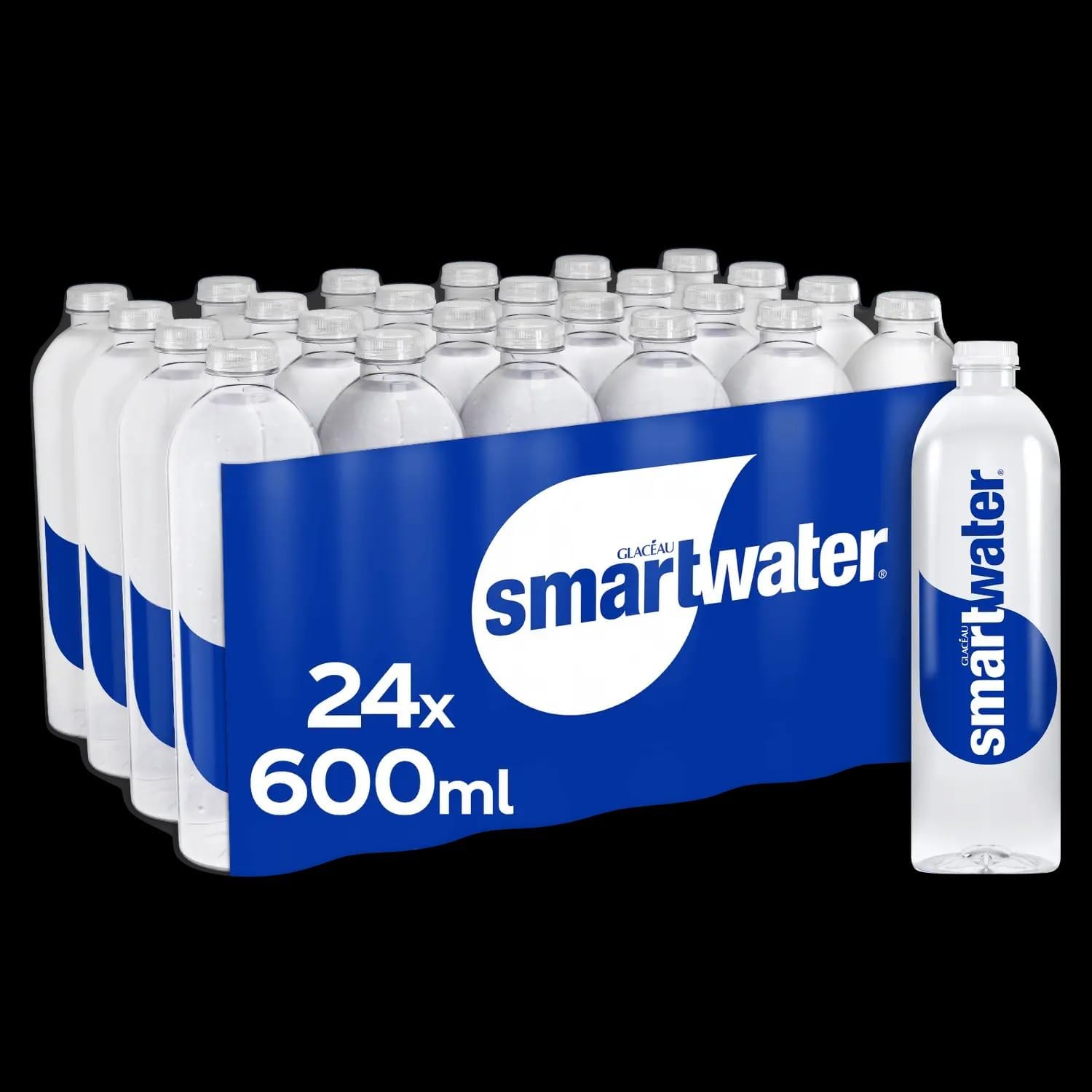Glaceau SmartWater Bottled Still Water 600ml - 24 Bottled water ...