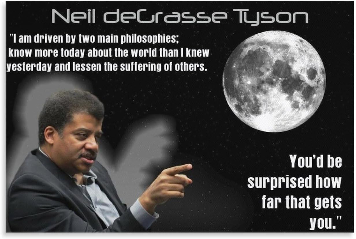 Amazon.com: Neil DeGrasse Tyson NEW Science Space Physicist HD Print on ...