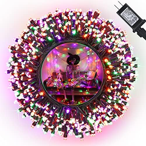 Dazzle Bright 200 LED Halloween Mini String Lights, 65 FT Connectable ...