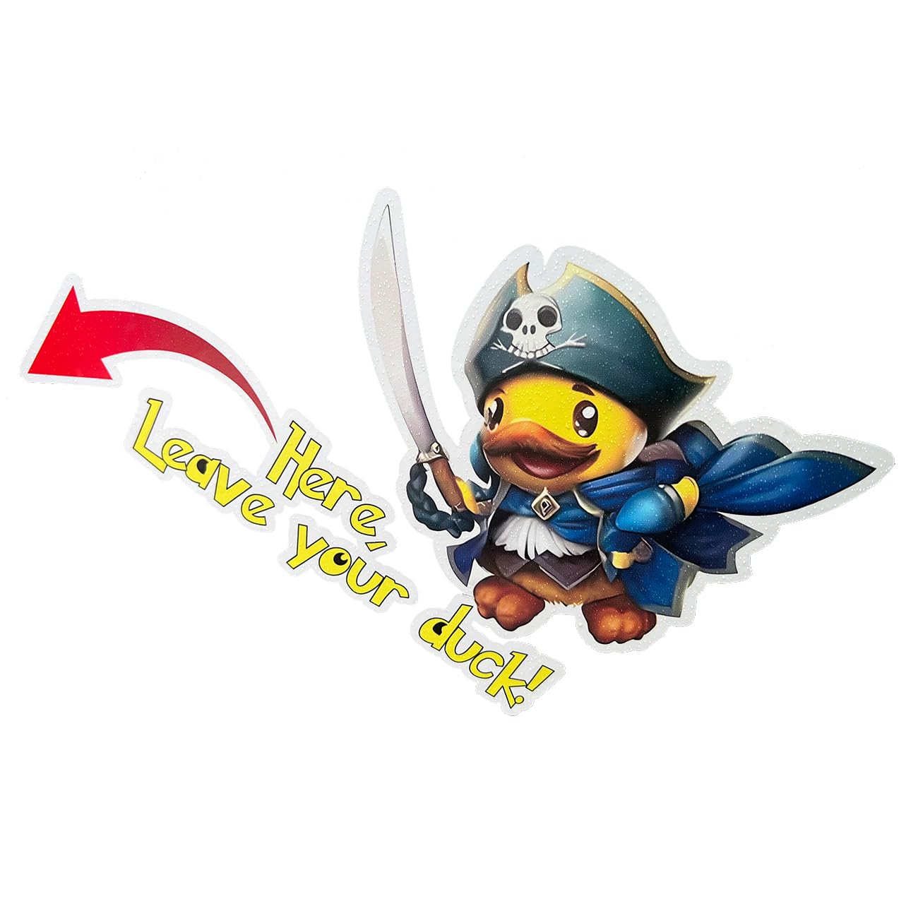 Snapklik.com : Funny Duck Sticker For Jeep,Duck Decal For Jeep,Here Leave Your Duck Sticker,Cute ...