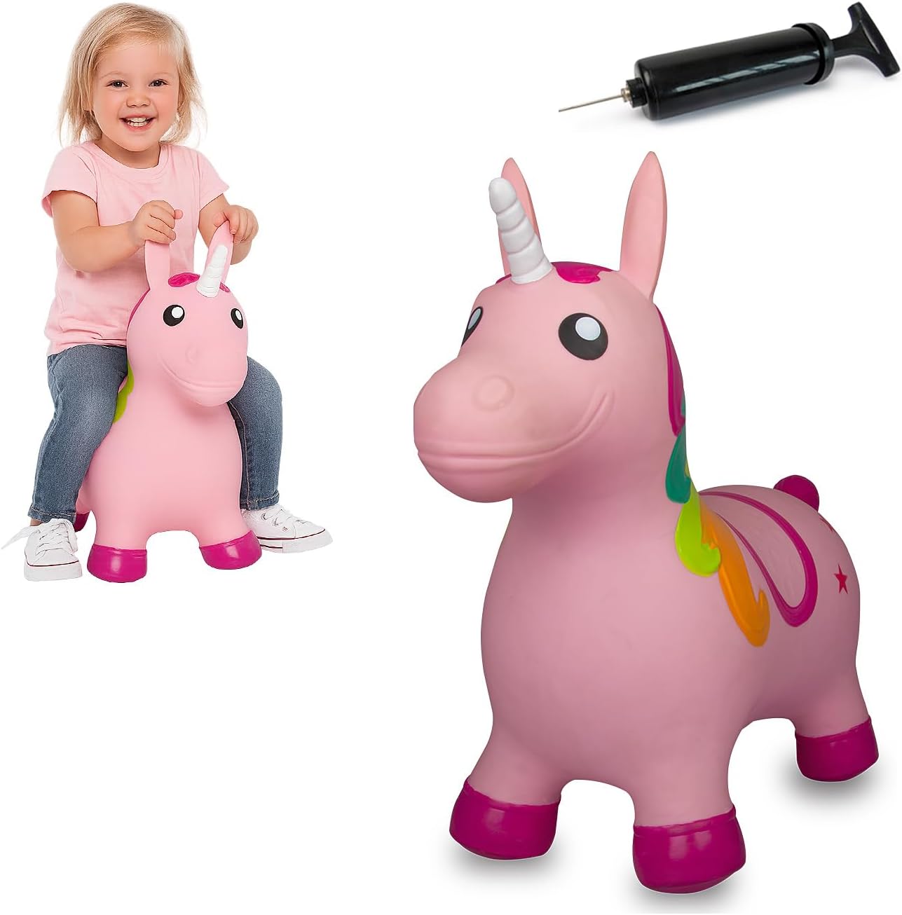 JAMARA 460316 Hüpftier Einhorn HoppyDoo - Spielzeug für Kinder ...