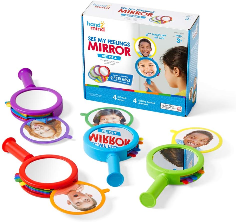Amazon.com: Learning Resources All About Me 2 in 1 Mirrors - 6 Pieces ...