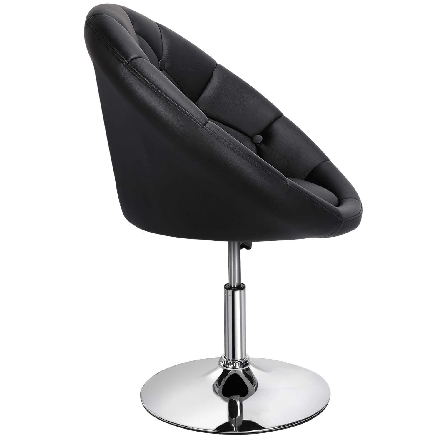 Yaheetech silla redonda con respaldo acolchado, silla...B08625RGJN ...