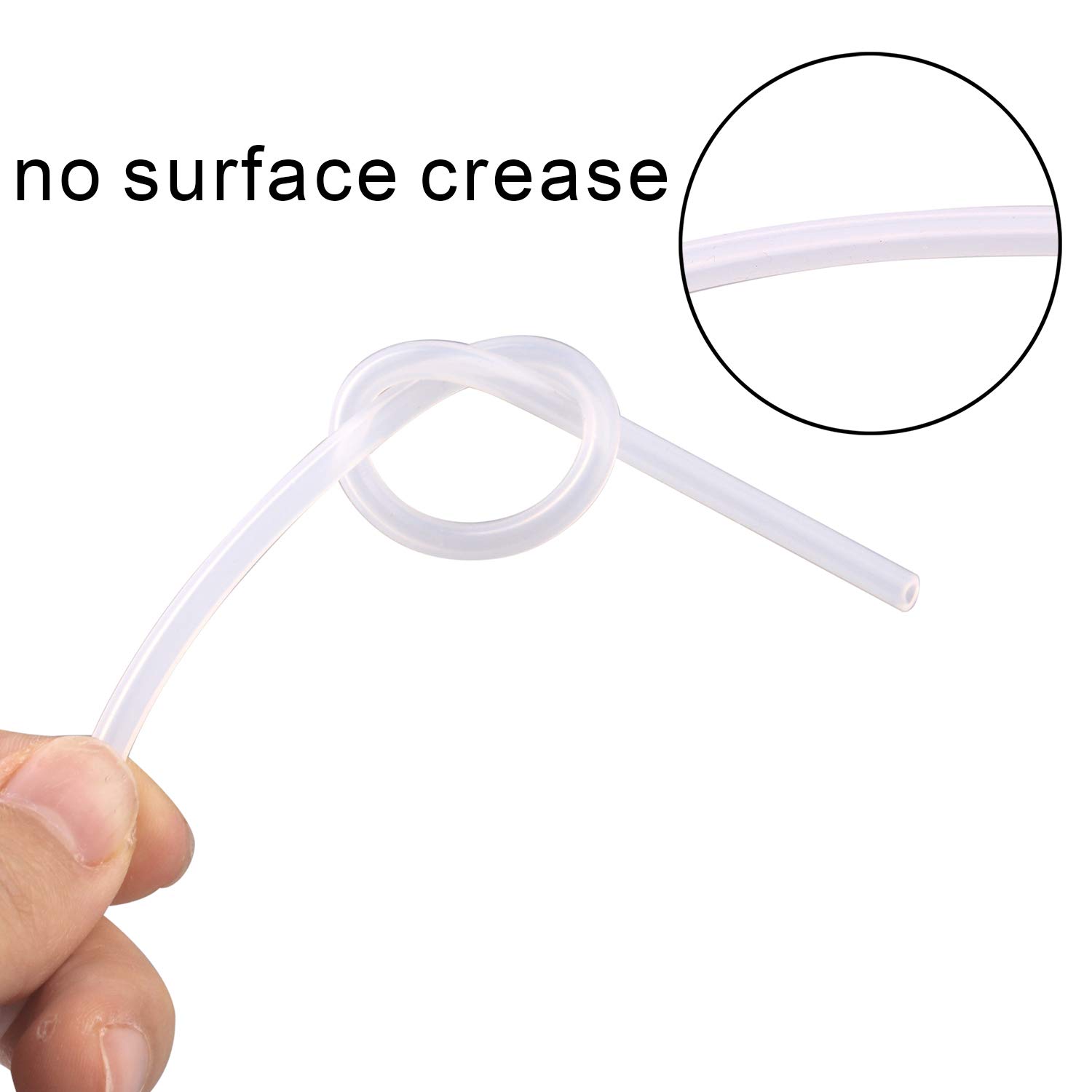 Snapklik.com : DERPIPE Silicone Tubing 2mm ID 4mm OD Food Grade ...