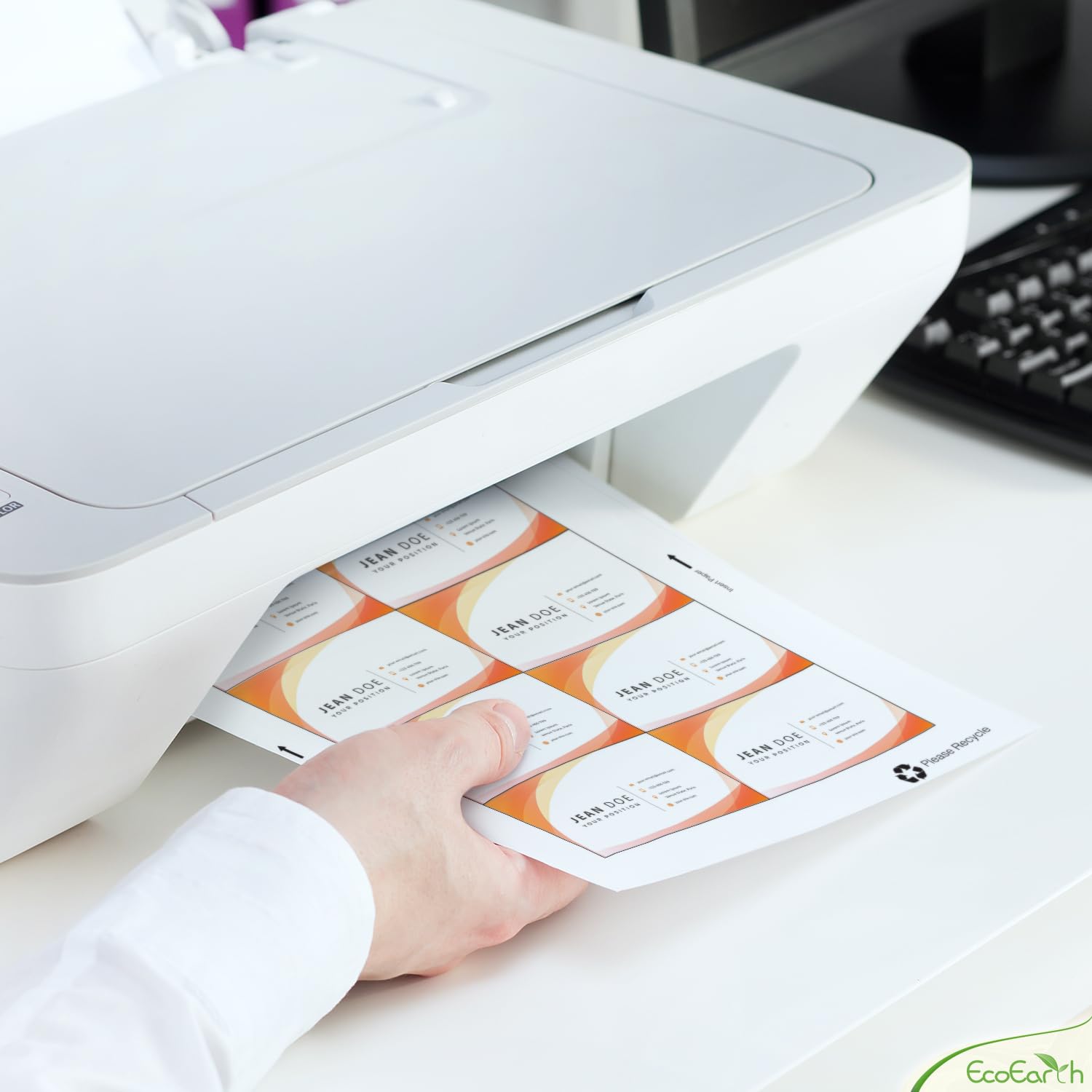 Snapklik.com : Name Tag Inserts - 225x35, 120 Cards, 15 Sheets ...