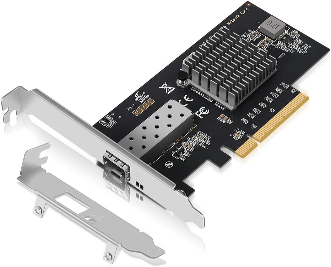 Amazon.com: 10Gb SFP+ PCI-e Network Card, Intel 82599(X520-DA1 ...
