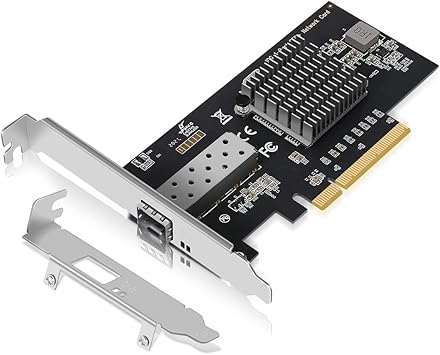 Amazon.com: 10Gb SFP+ PCI-e Network Card, Intel 82599(X520-DA1 ...