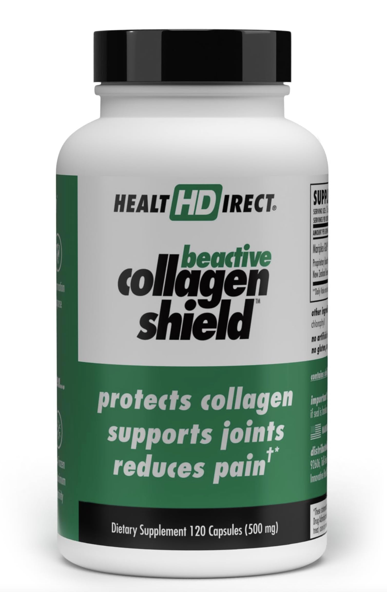 Amazon.com: HEALTH DIRECT - BeActive Collagen Shield - 120 Capsules ...
