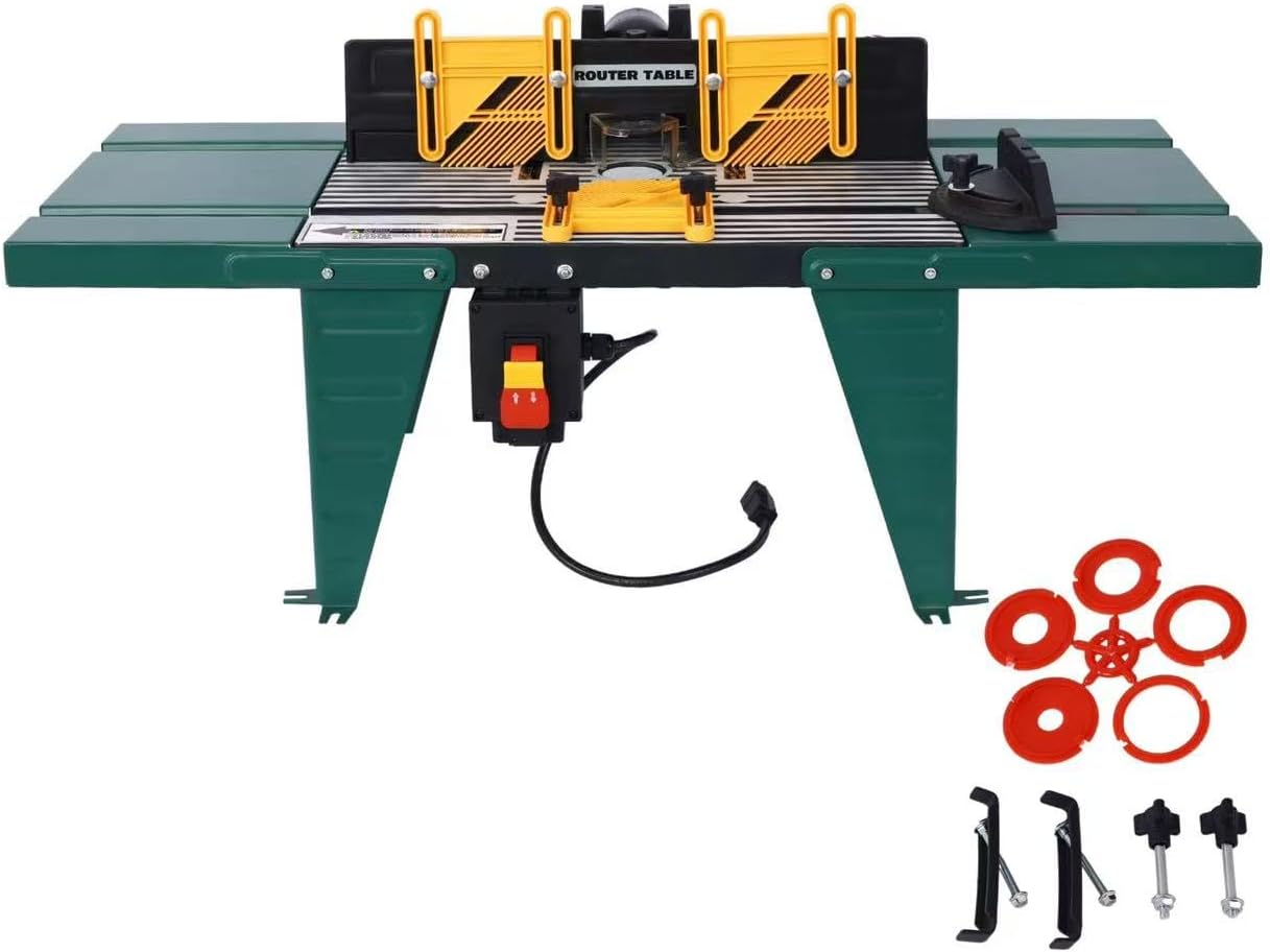 Bench top Portable Router Table 34 in. x 13.5 in, Universal Electric ...