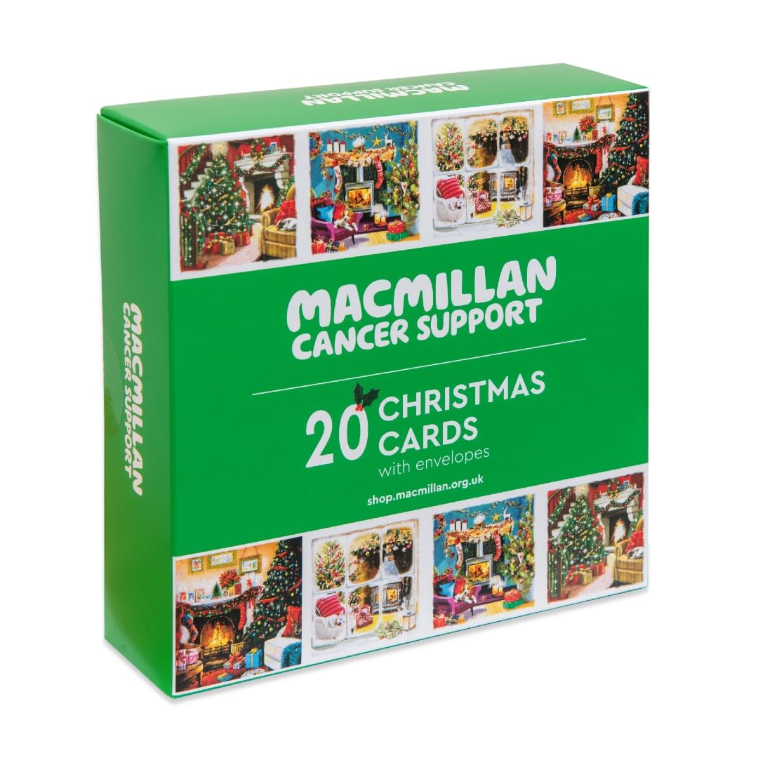Macmillan Festive Scenes Charity Christmas Cards – Pack of 20 Luxury ...