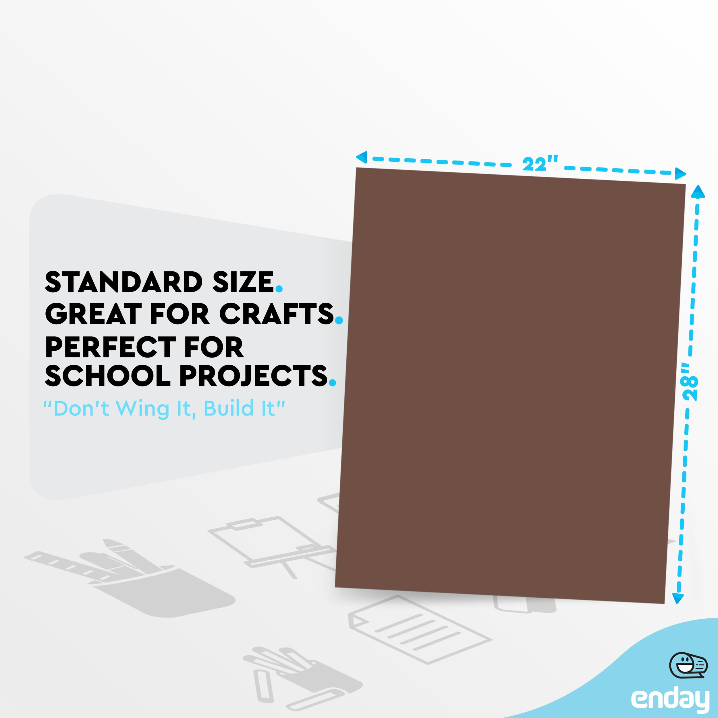 Snapklik.com : Emraw Poster Board - Lightweight Craft Backing Boards ...