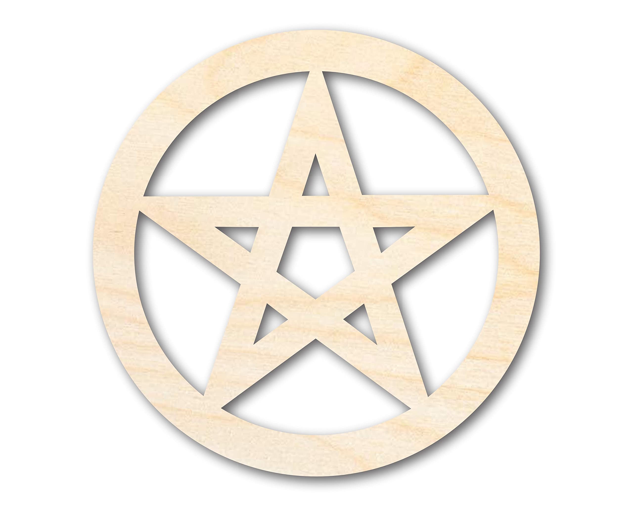 Amazon.com: Unfinished Wood Pentacle Shape - Craft - up to 36" DIY 6 ...