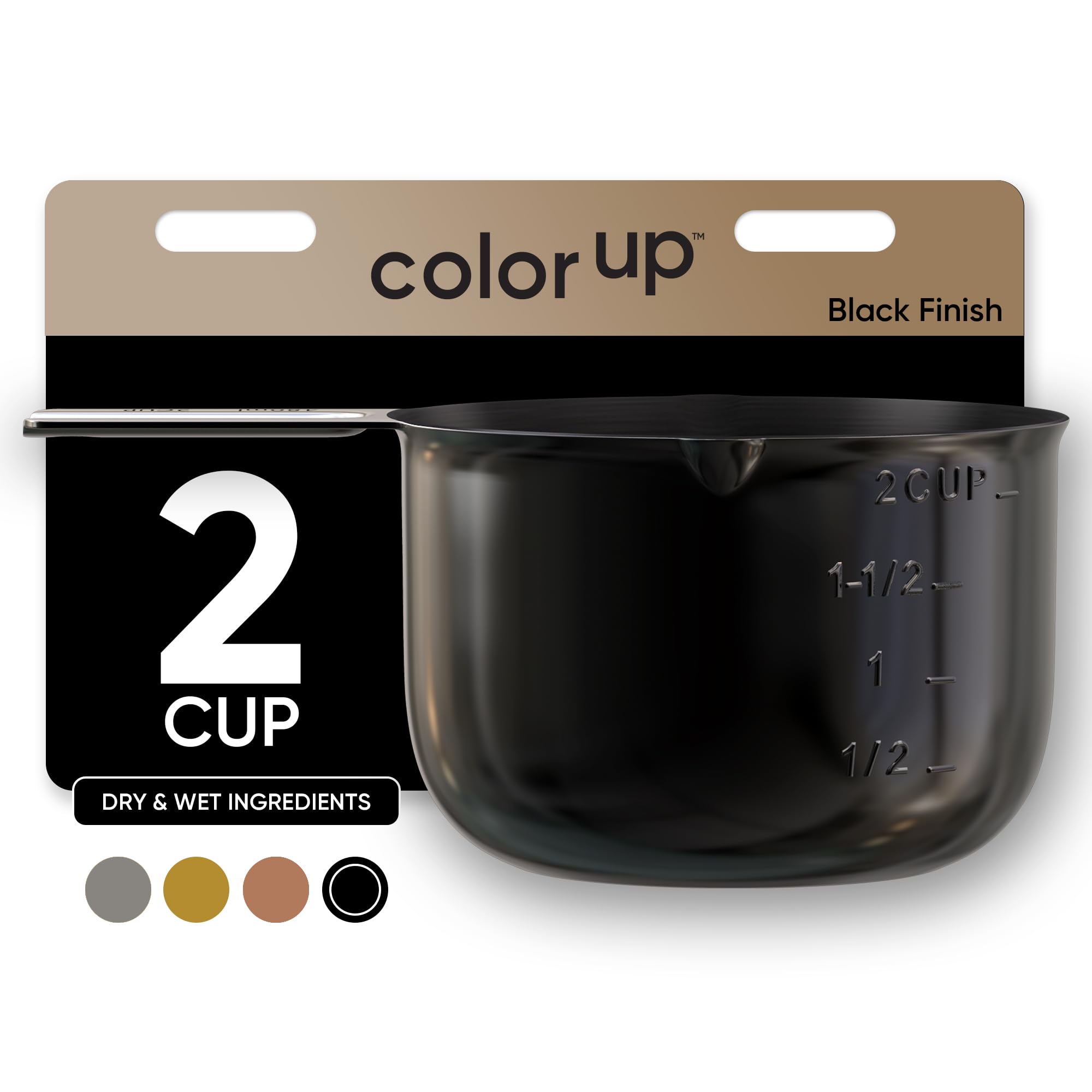 Amazon.com: 2 Cup Measuring Cup (480 ml) - Premium Stainless Steel ...