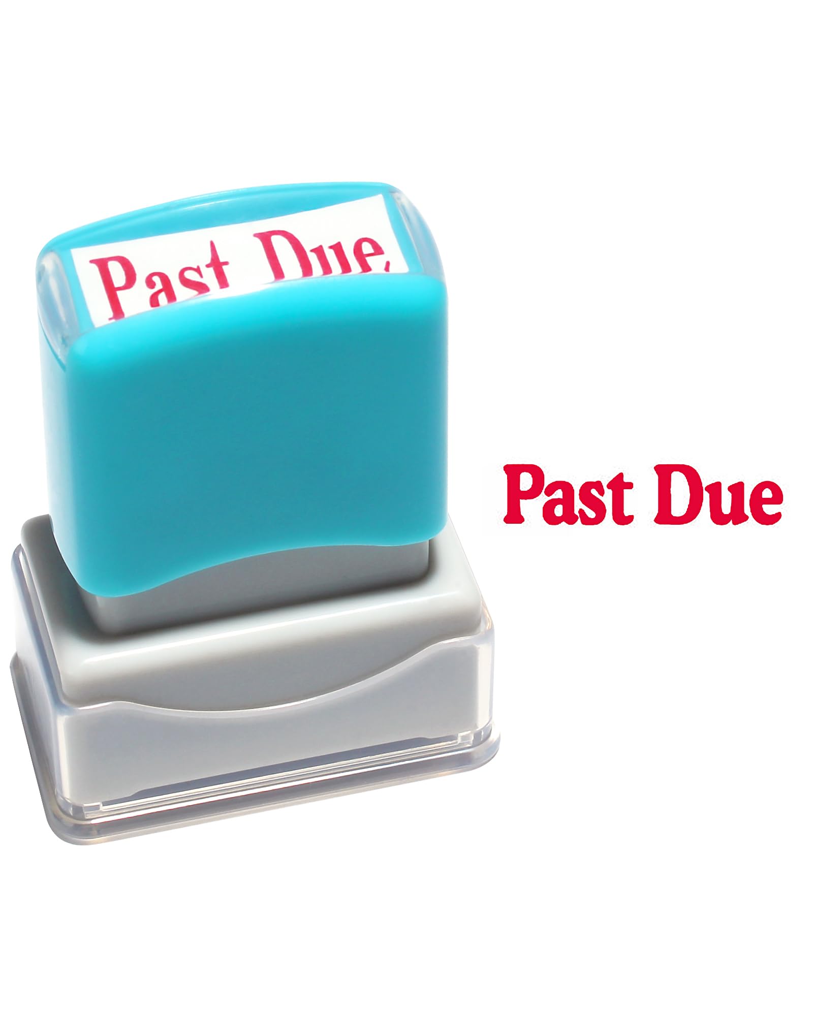 Amazon.com : Past Due Stamp Red Ink YQBOOM Refillable Stampers for ...