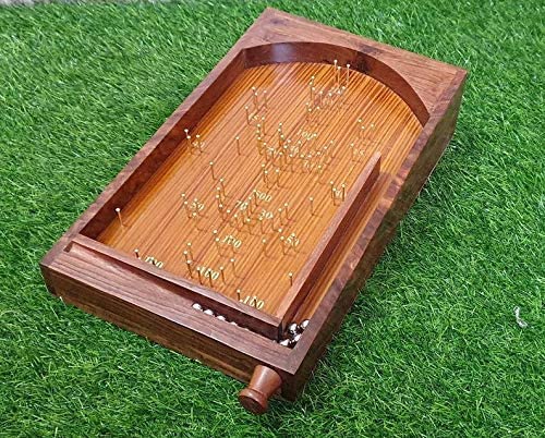 Buy Rafi Crafts Bagatelle DIY Pinball Traditional Wooden Crafted ...