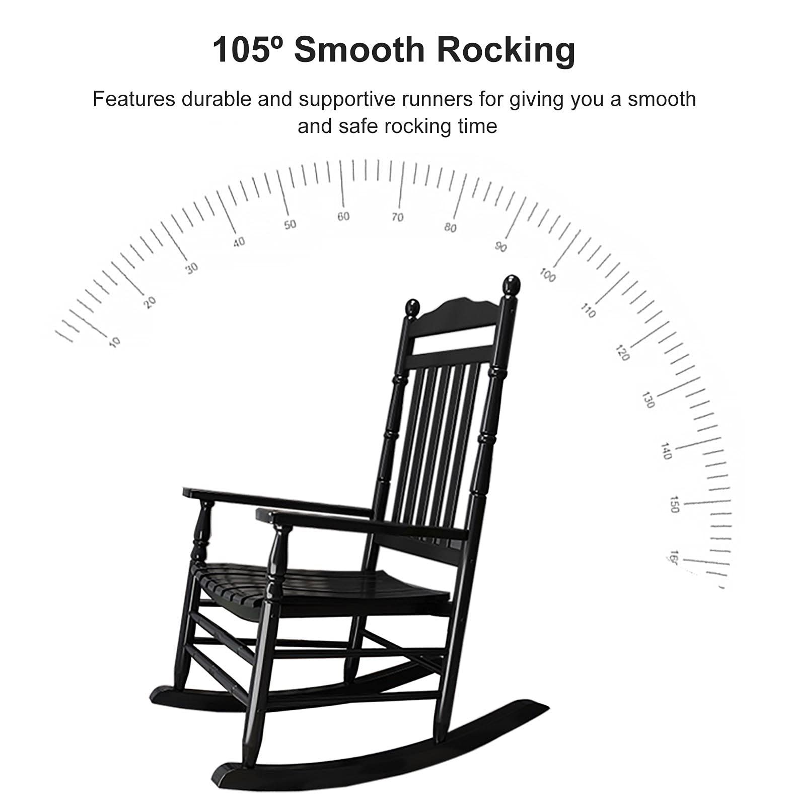Rocking Chair Silhouette Rocking Chair Black Glyph Icon. Rocker To