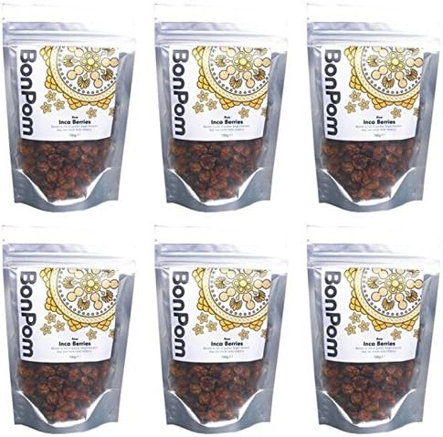 Amazon.com: (6 Pack) - BonPom - Cacao Covered Inca Berries | 100g | 6 ...
