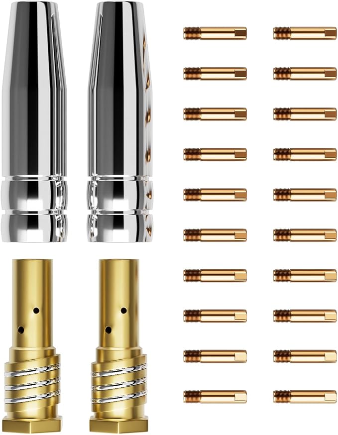 GZ GUOZHI MIG Welding Gun Accessory Kit .030" Tip-Nozzle-Diffuser for ...
