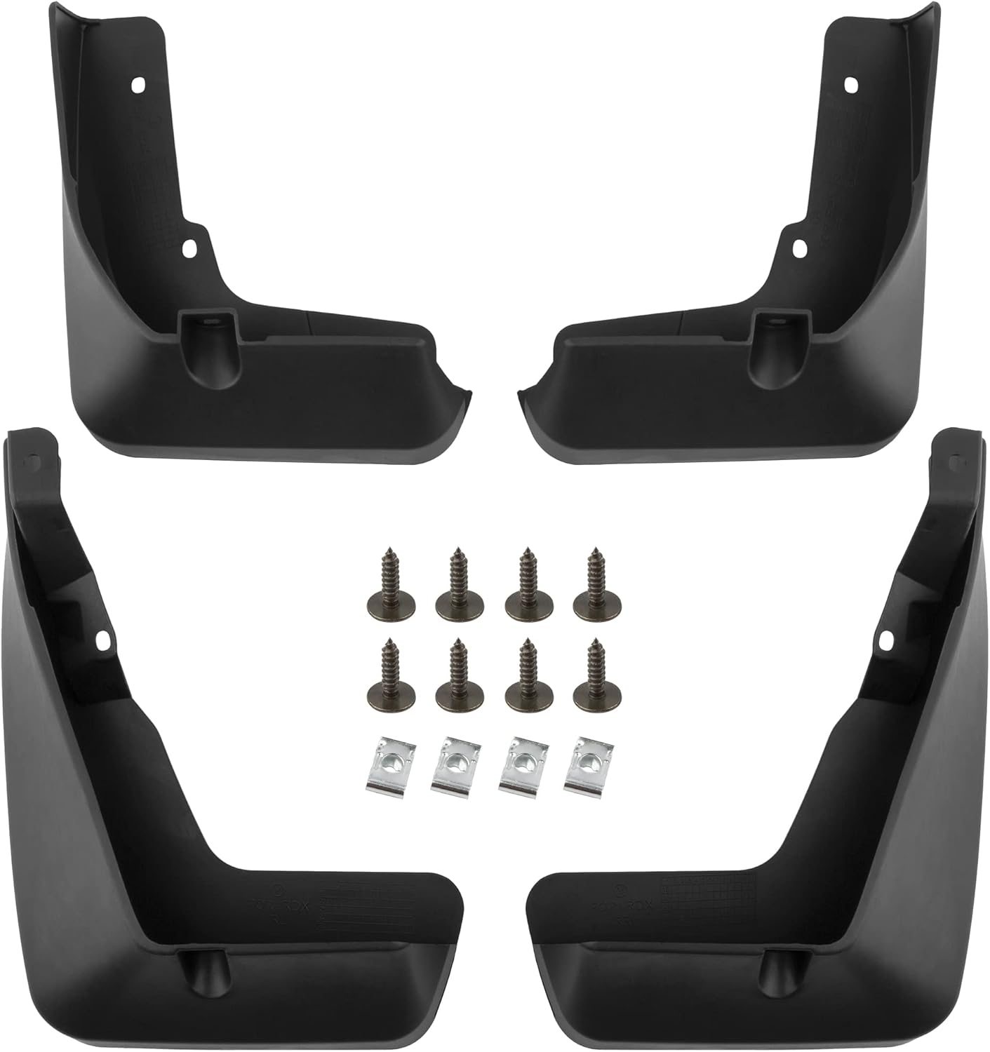 BOXI Set of 4 Front and Rear Side Mud Flaps Splash Guards Compatible ...