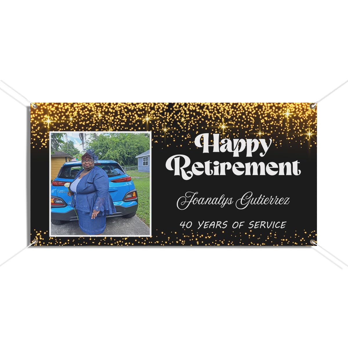 Custom Retirement Banner Amazon.com: Custom Face Retirement Photo
