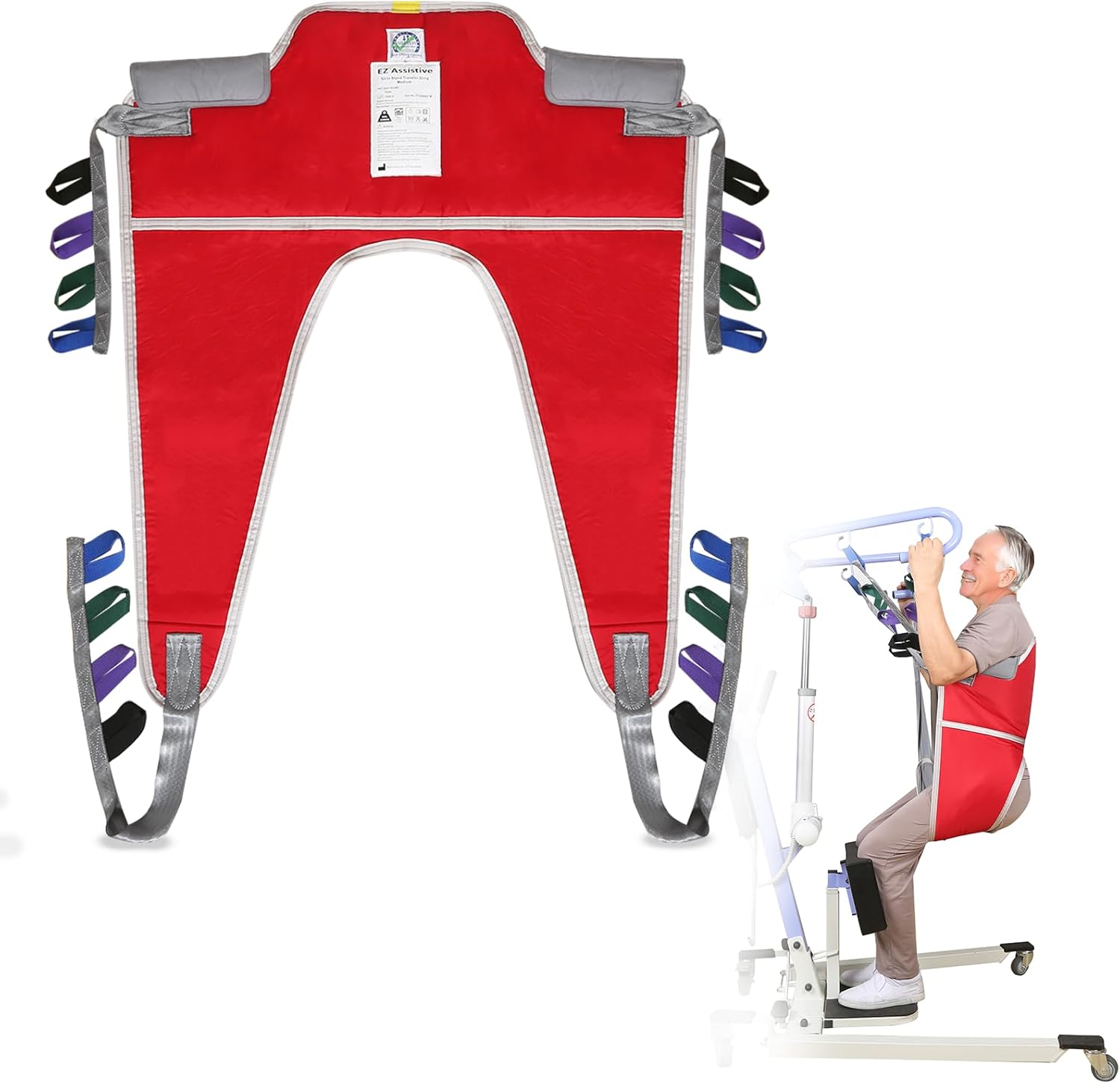 Amazon.com: Ehucon Sit to Stand Sling for Patient Standing or Lifting ...