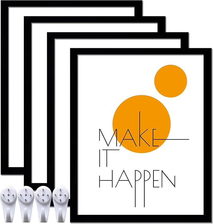 Amazon.com - ijuerybai 8x10 Picture Frame Set of 4, Black 8 x 10 Frame ...