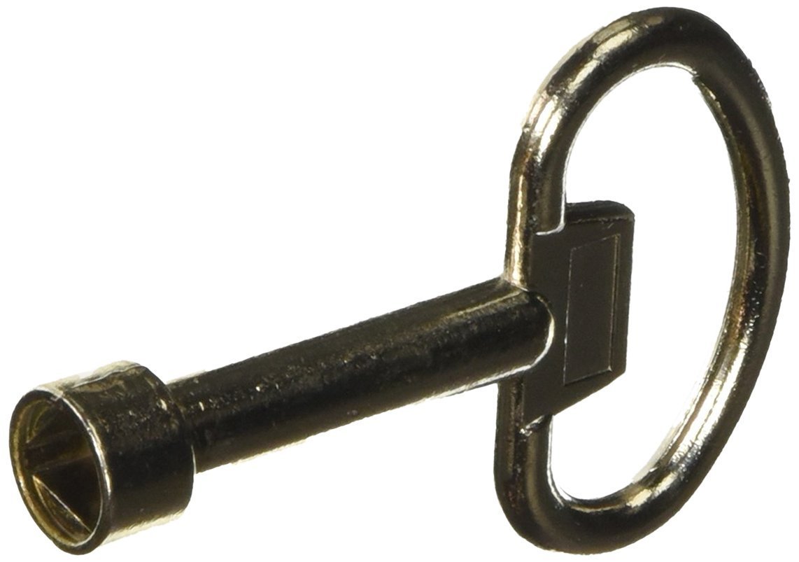 uxcell Drawer Cabinet Security 9x8mm Triangle Spanner Key 68mm Long for ...