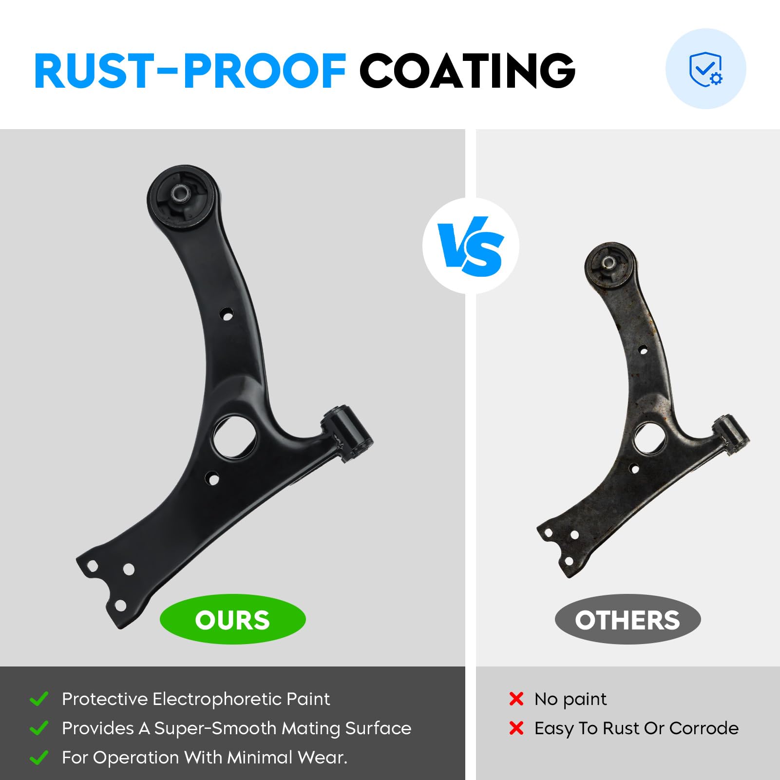 Snapklik.com : Front Lower Control Arm For Toyota Corolla & Matrix 2003 ...