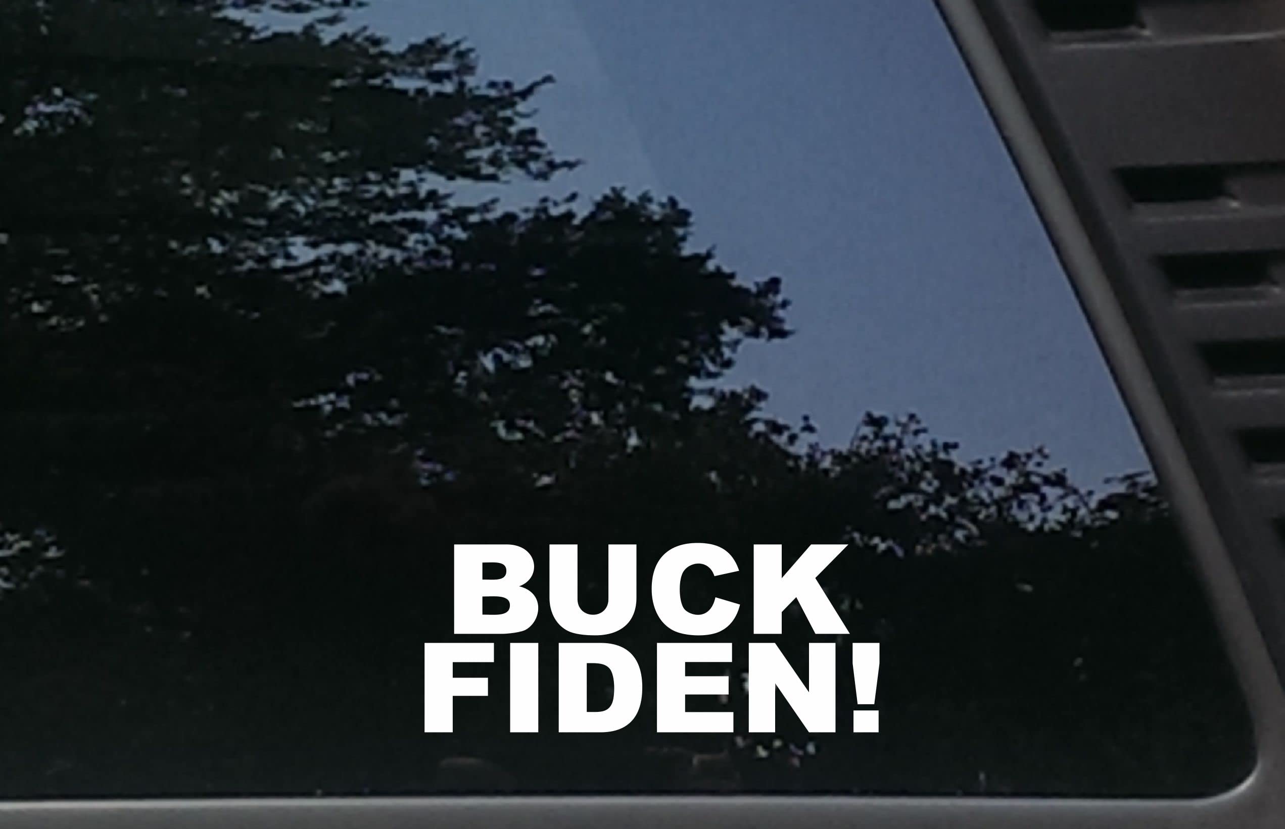 Amazon.com - Buck FIDEN! - 6" x 2 1/2" die Cut Vinyl Decal/Sticker for ...