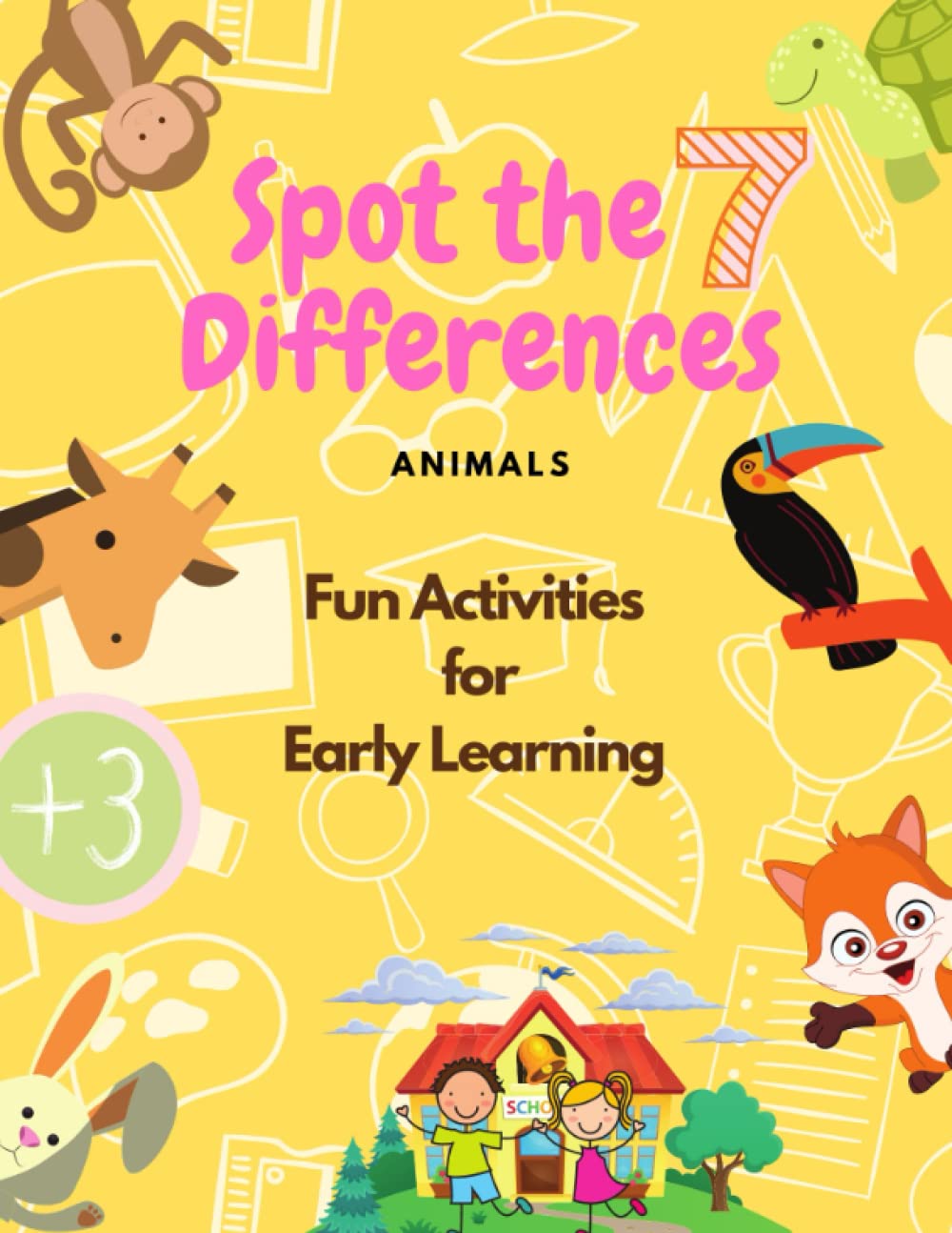 Buy Spot The Differences Book in Animals and Unicorn: Find the ...
