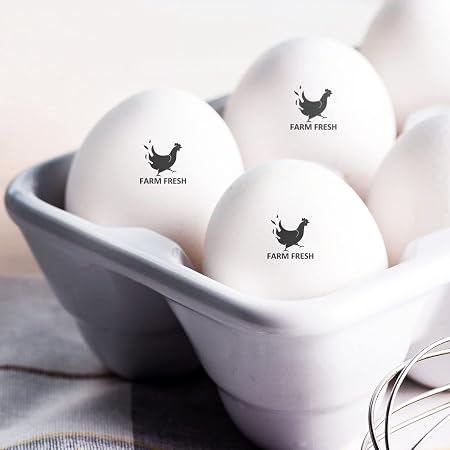 Amazon.com: Egg Stamps for Fresh Eggs Personalized Chicken Egg Stamp ...