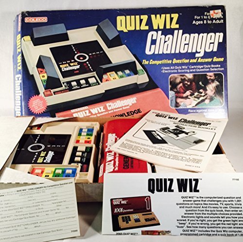Amazon.com: Quiz Wiz Challenger 1981 Coleco 2100 Trivia Educational 4 ...