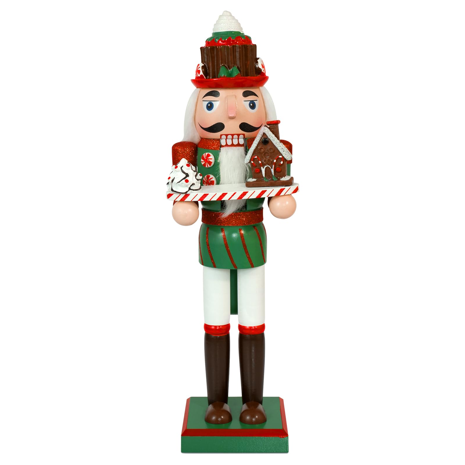 Amazon.com: WVIOUOPU Christmas Baker Nutcracker Decorations - 14 Inch ...