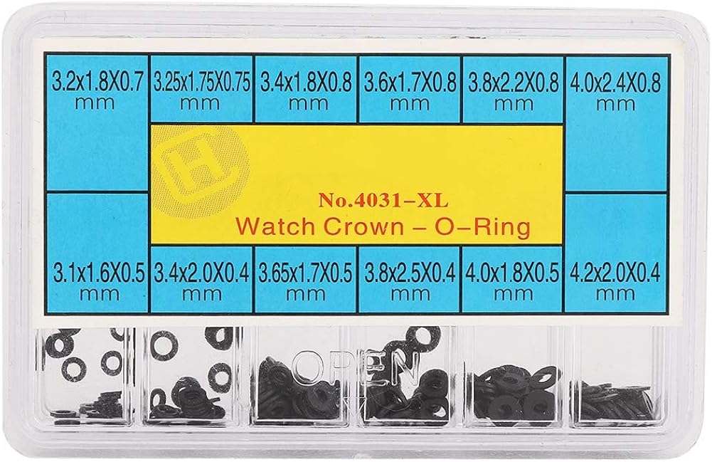 TMISHION Rubber Watch Seal Ring, Mini Watch Crown Rubber O-Shape ...