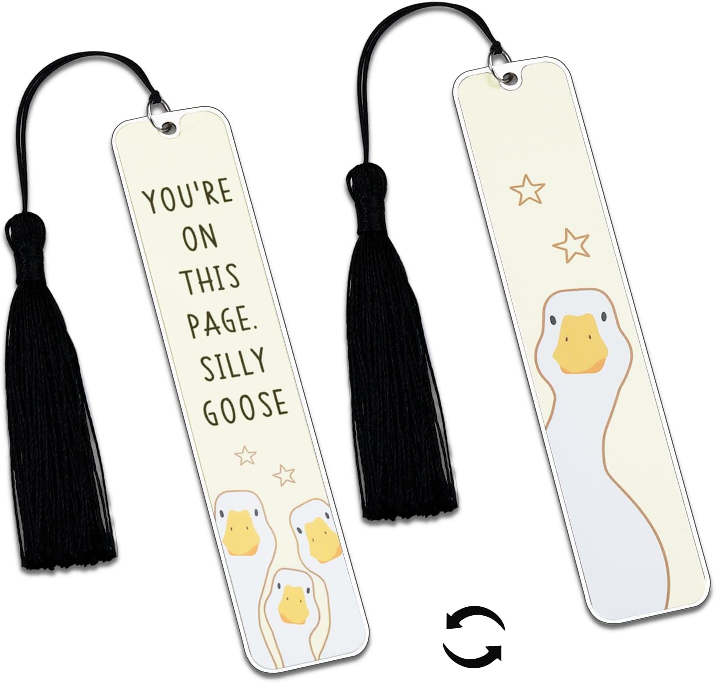 Amazon.com: Silly Goose Bookmarks, Cute Bookmarks, Book Marks for ...