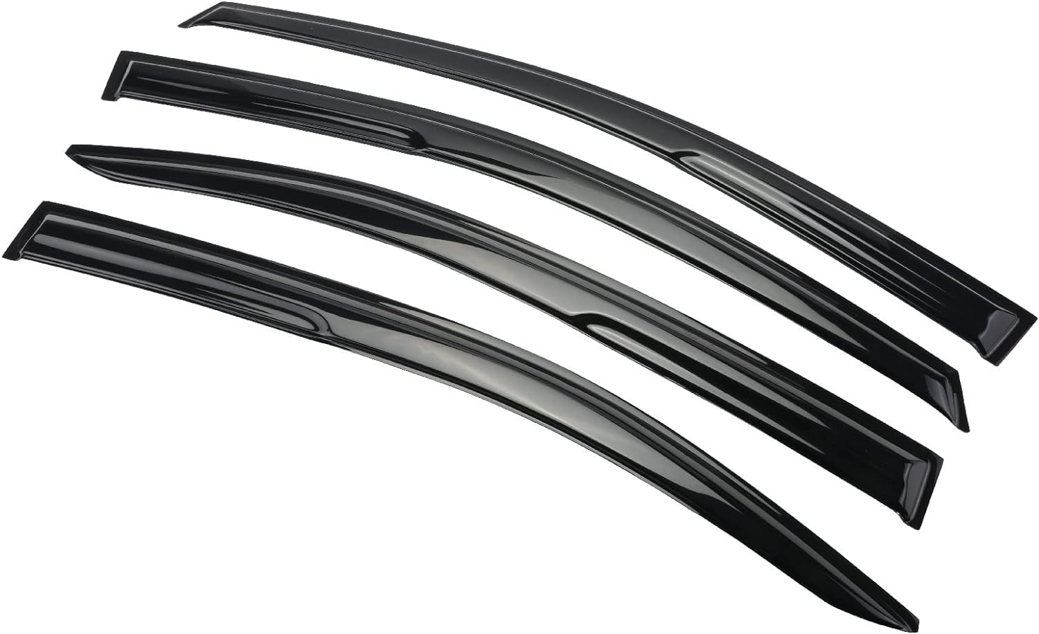 Snapklik.com : Tape-On Window Visor Deflectors Rain Guards For 2022 ...