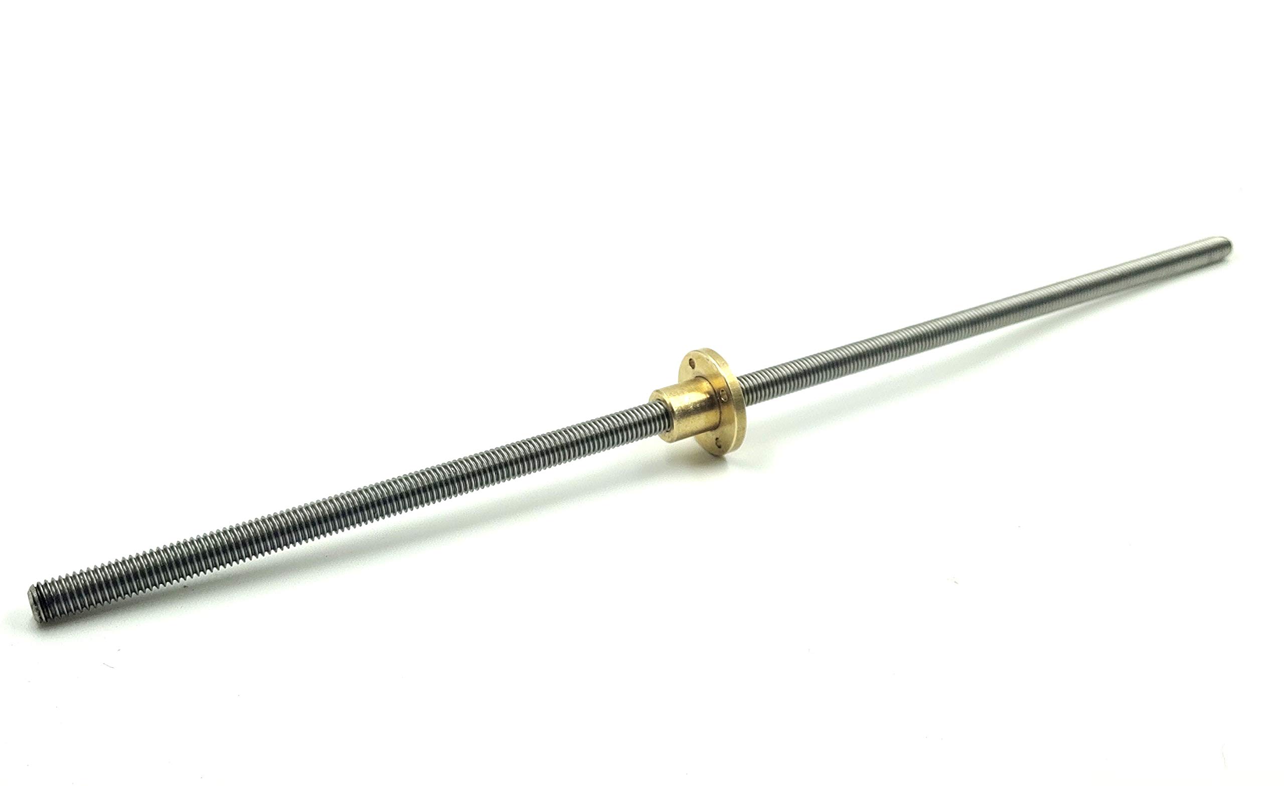 INVENTO 1Pcs 1000mm (1 mtr) SS304 Threaded Rod M12 12mm OD + M12 nut 1 ...