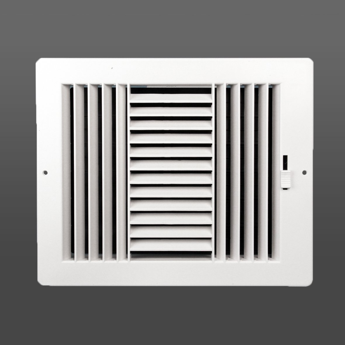 Buy Three-Way Plastic Register Side Wall/Ceiling air Register with ...