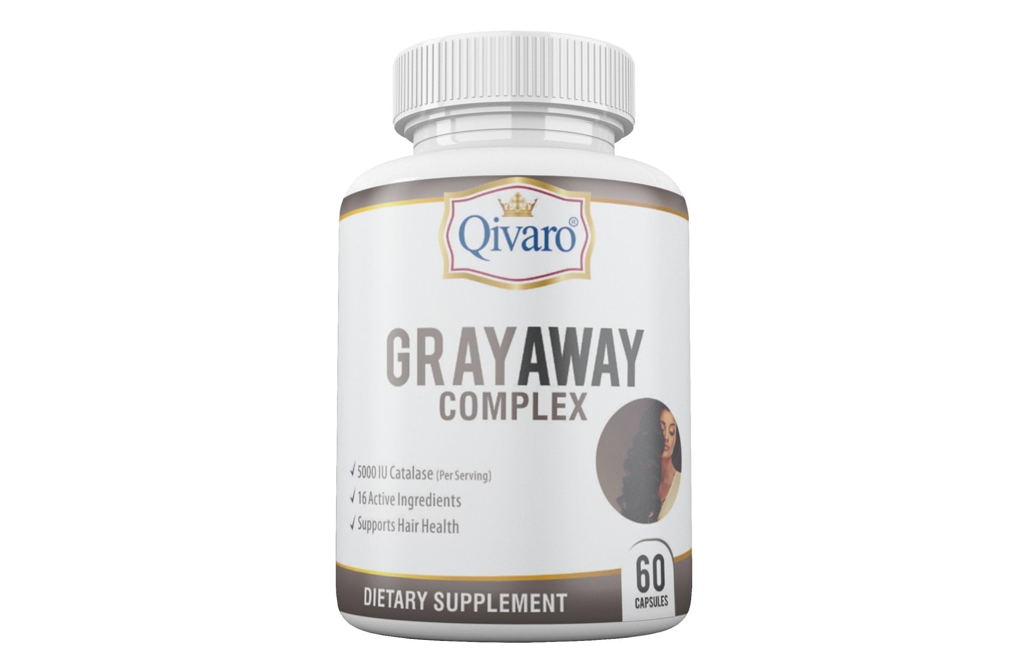 Amazon.com : Qivaro Gray Away Complex - Advanced Unisex Supplement for ...