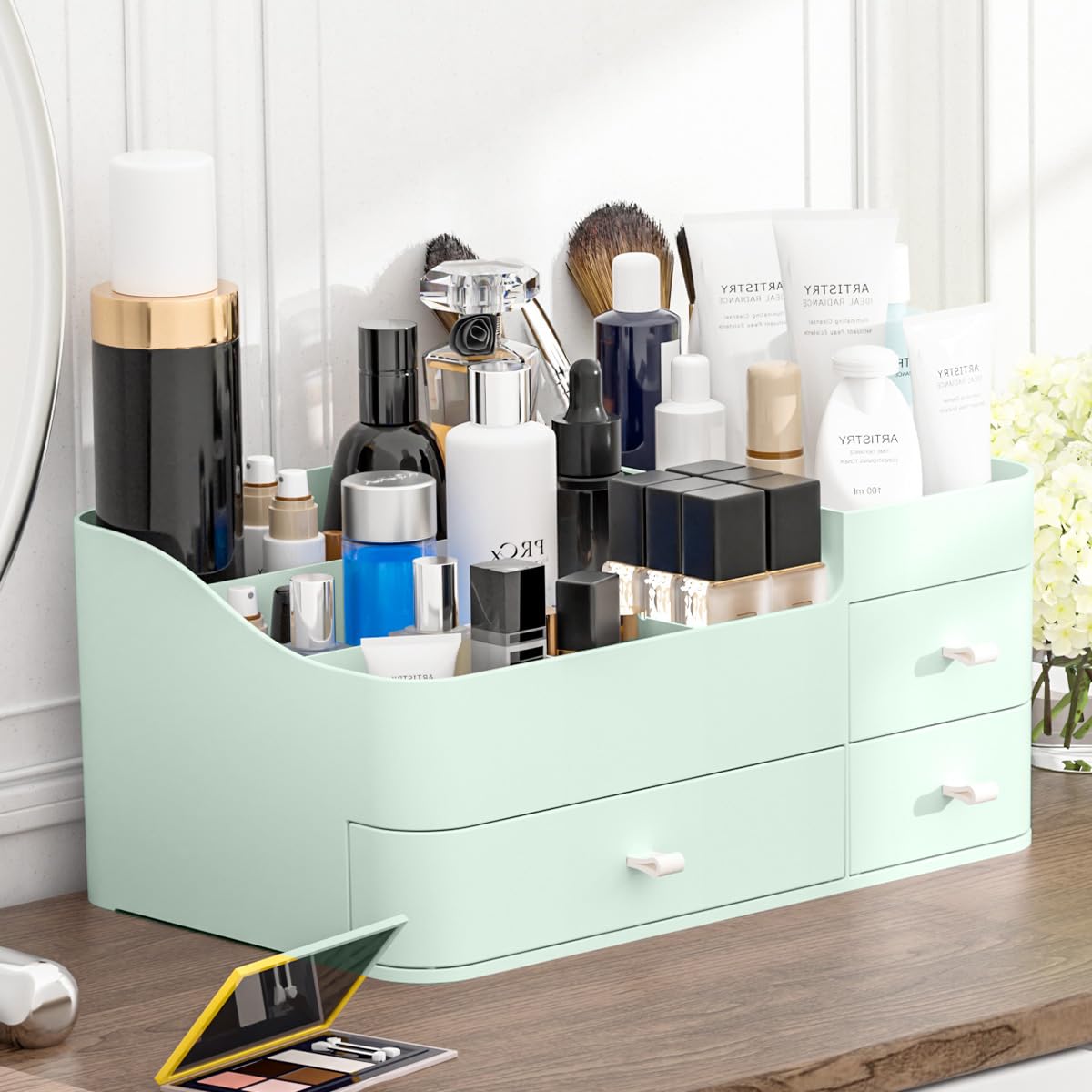 Amazon.com: lexvss Makeup Organizer Countertop, Cosmetics Organizer ...