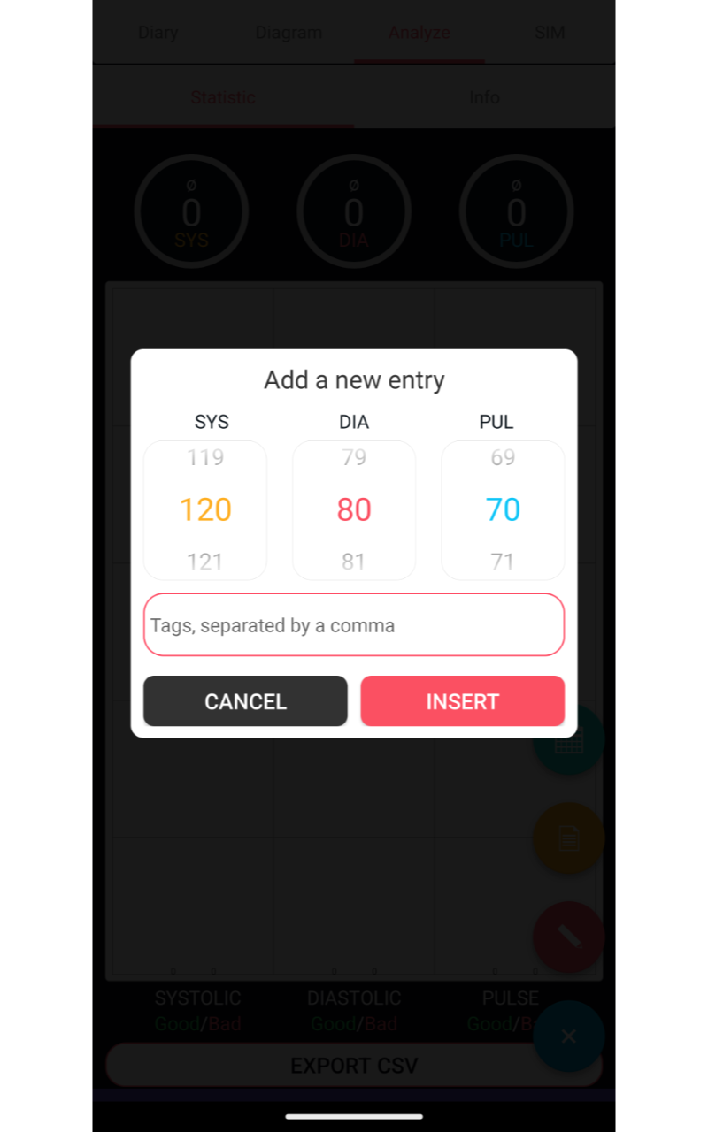 Blood Pressure Heart rate Monitor Diary - App on Amazon Appstore