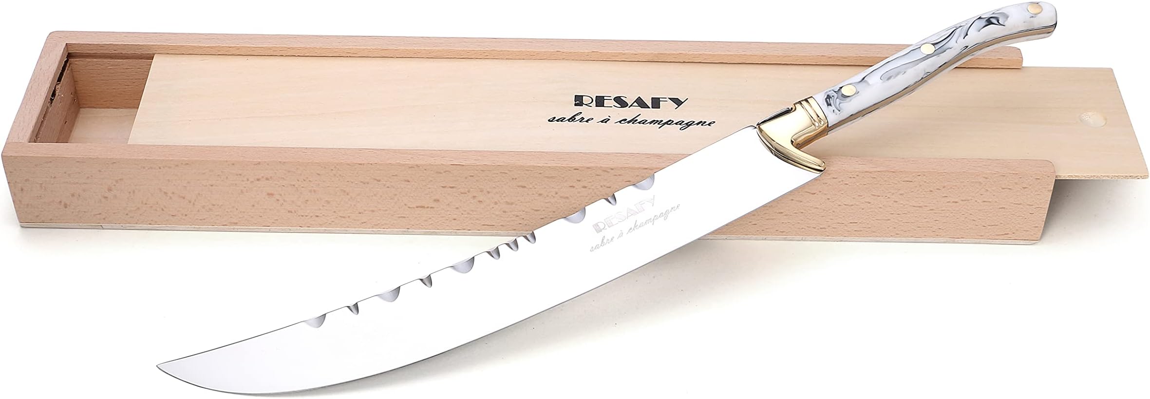Amazon.com | Resafy Champagne Saber Sparkling Wine Opener Champagne ...