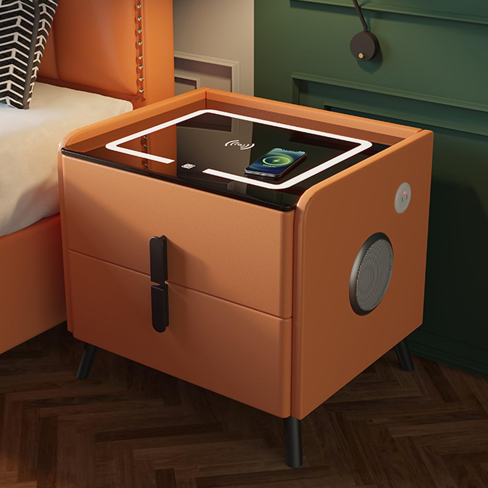 Smart Bedside Table, Smart Table, Wireless Charging Table, Smart ...