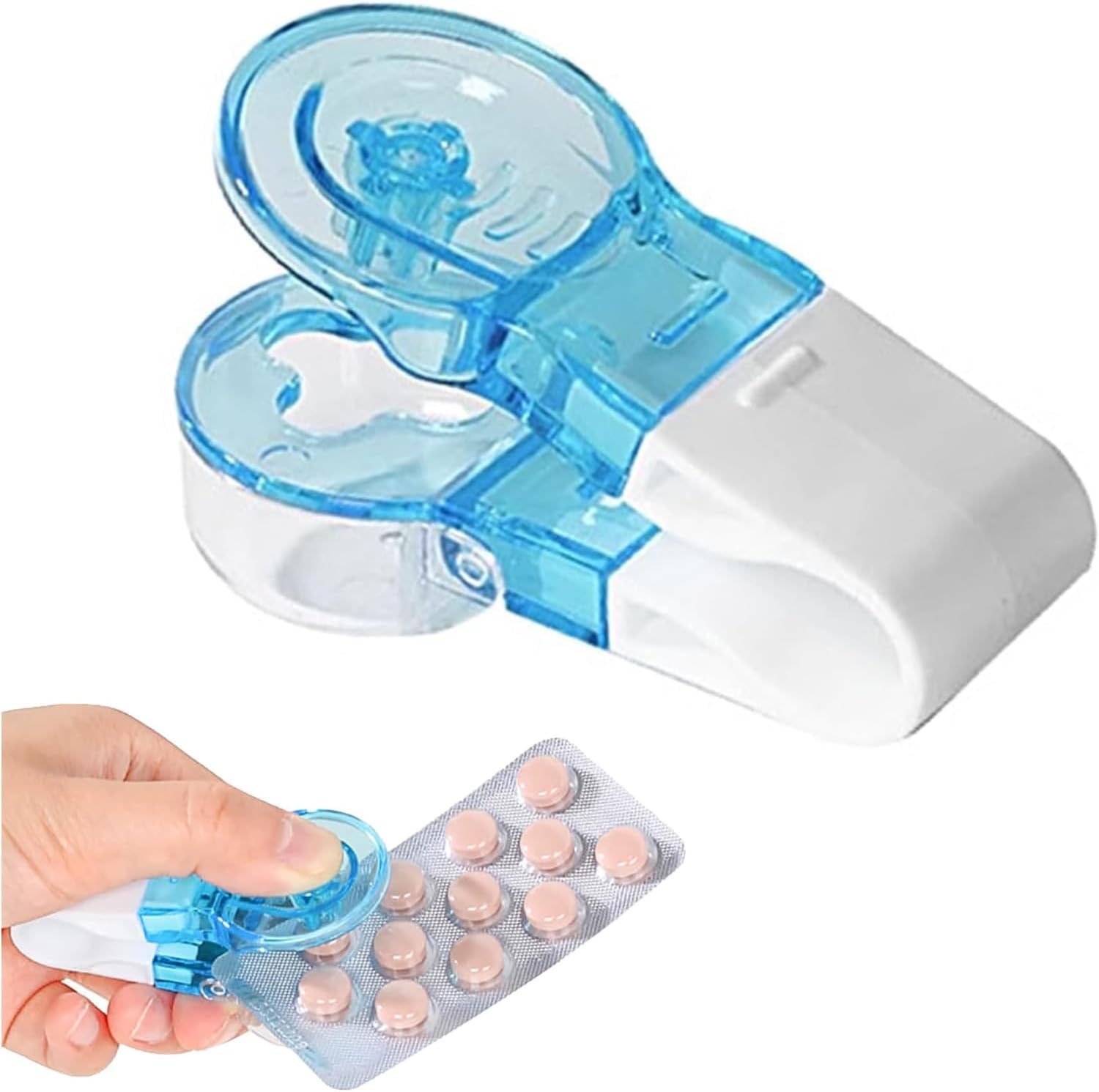 LPMXYW 1PC Portable Pill Taker Remover Portable Pill Box Pill Popper ...