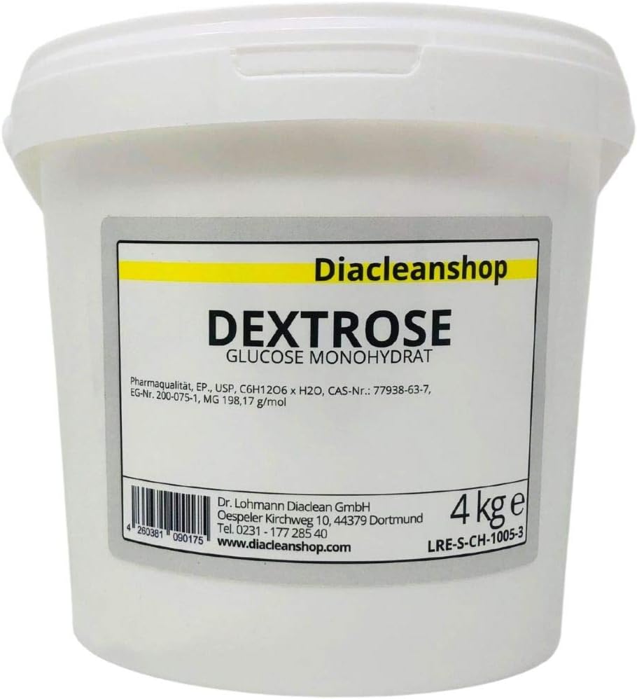 D(+)-Glucose Monohydrat (Dextrose) C6H12O6 * H2O - chem. rein - 4kg ...