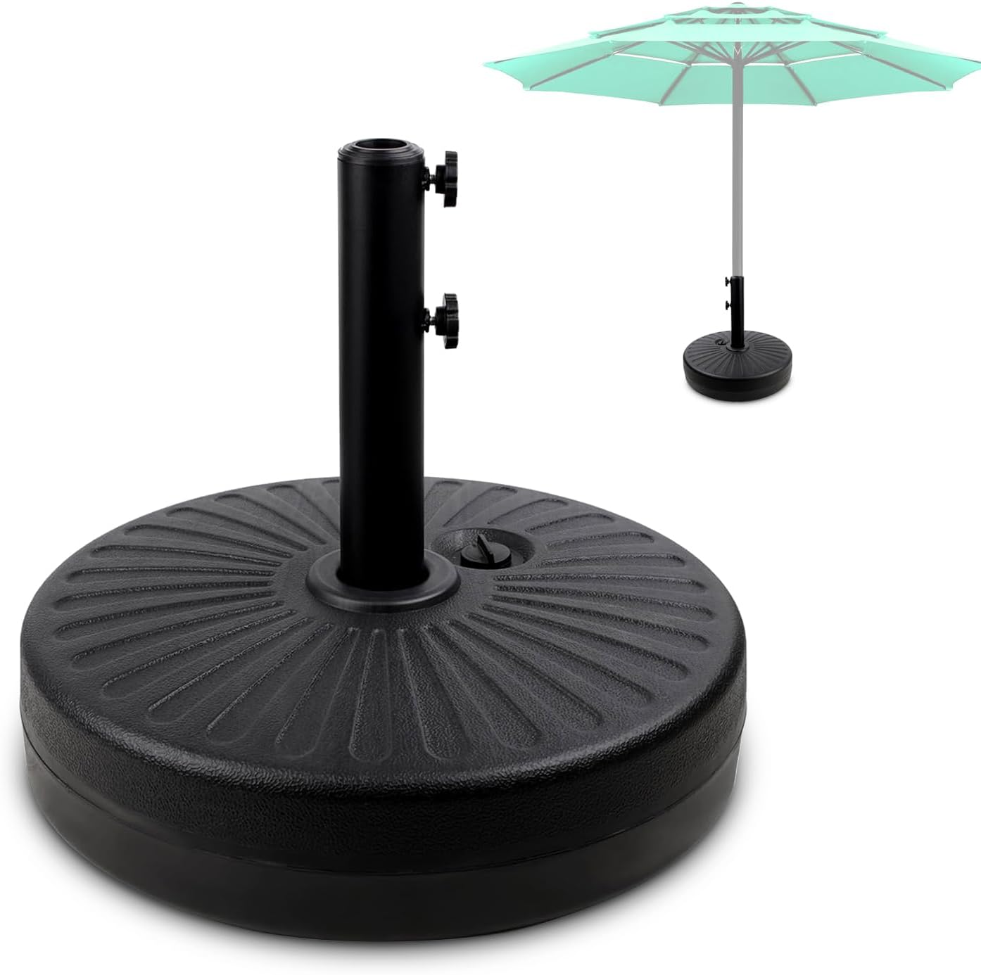 Amazon.com : FozsKeylf Outdoor Umbrella Base Stand, Water/Sand Filled ...